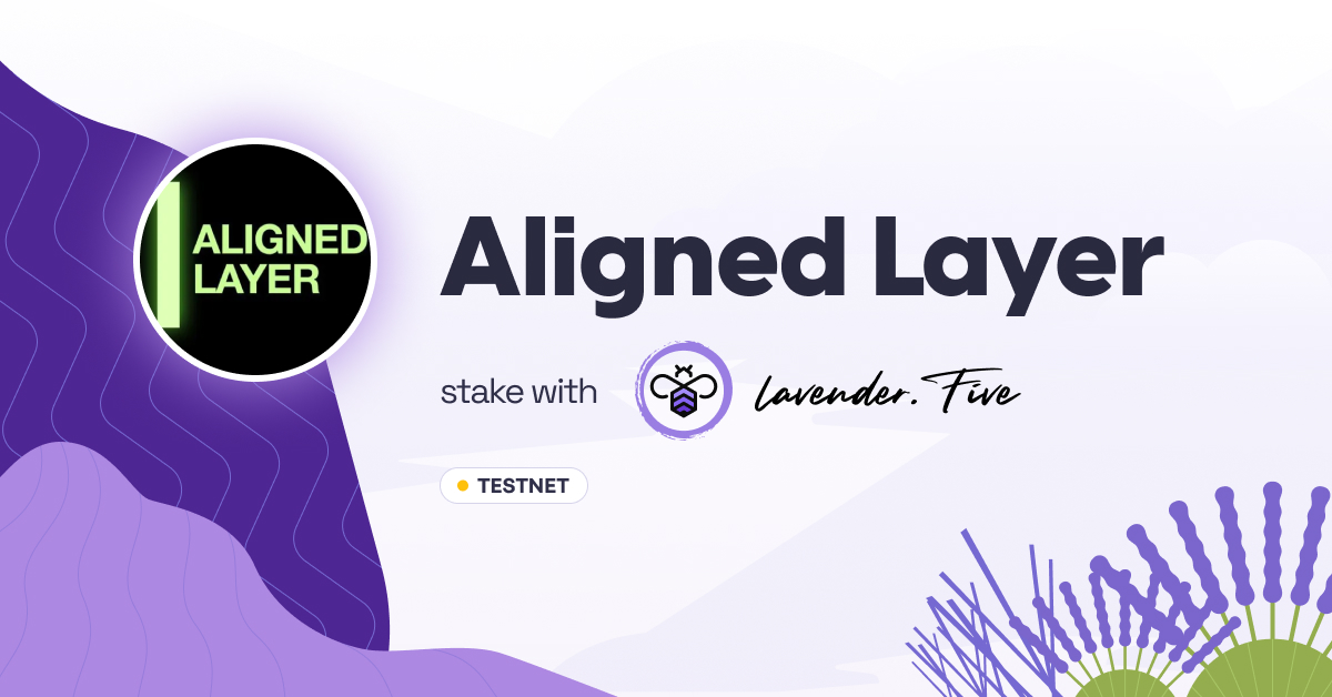 Aligned Validator tools & documentation | Lavender.Five Nodes
