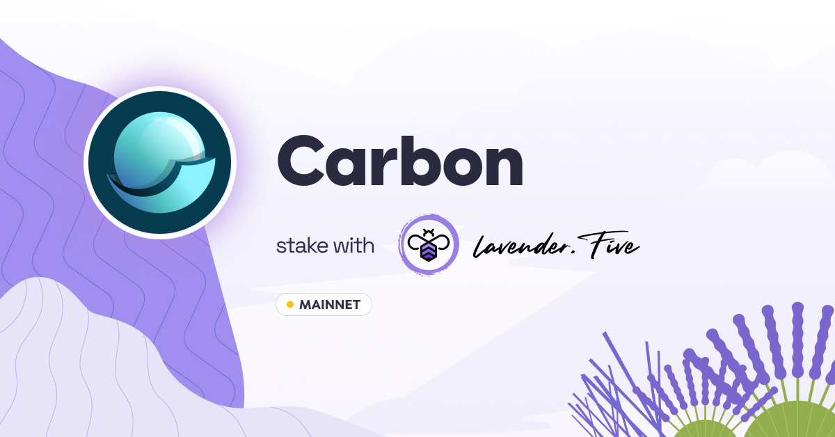Carbon Validator tools & documentation | Lavender.Five Nodes
